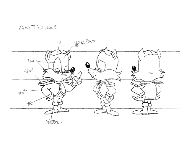 Sonic Character Model Sheet